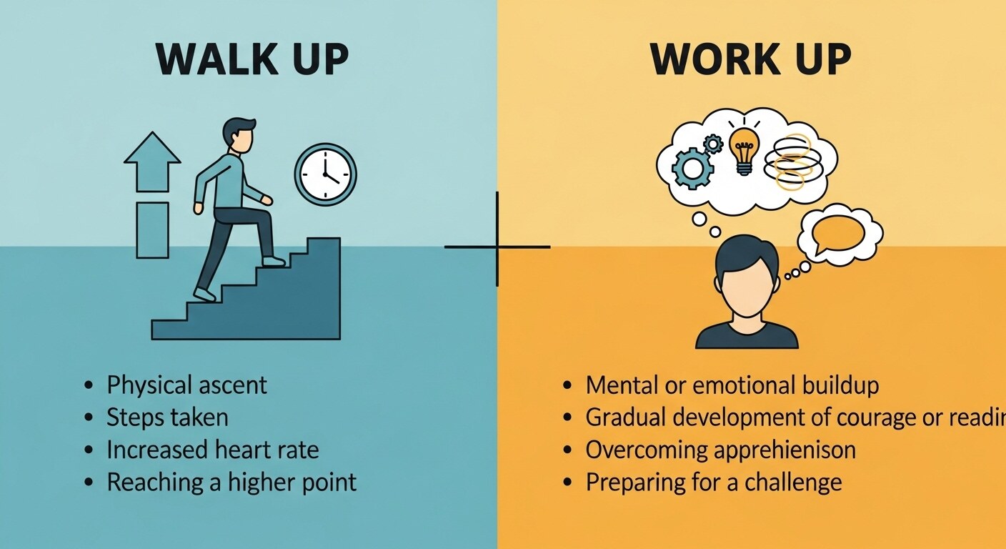 Walk Up Vs Work Up 영어 구동사의 진짜 의미 한 번에 정리 » 투데이즈.kr